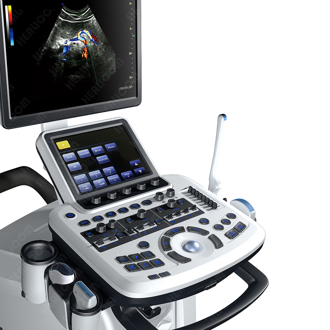 HUC-950 Medical 4D Full Digital Trolley Color Doppler Ultrasound from ...