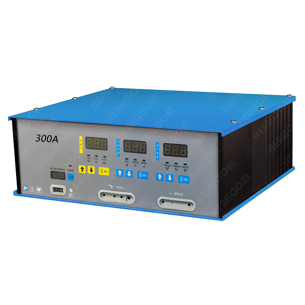 HE-300A Medical High Frequency 300W Monopolar Bipolar Electrosurgical ...